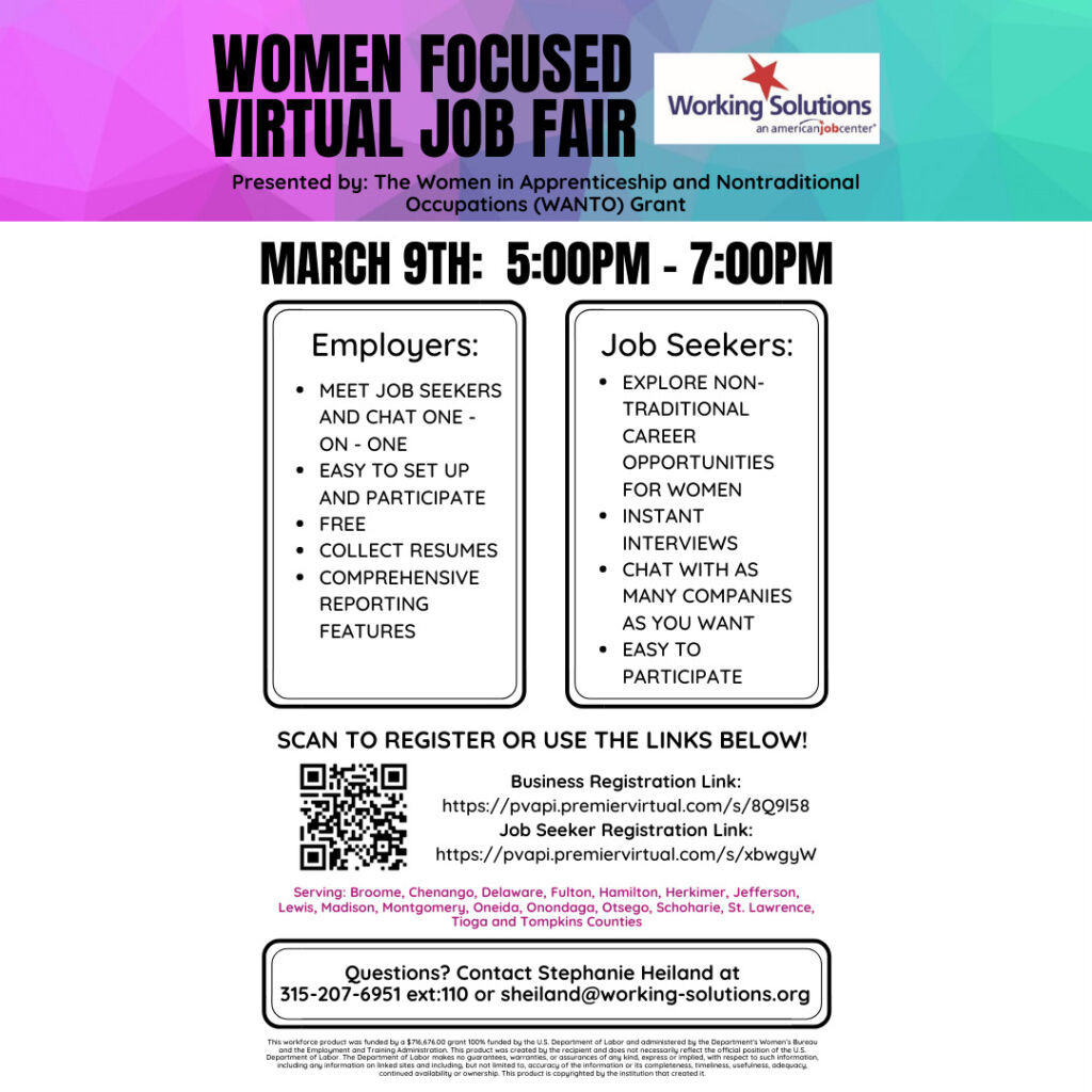 New Job Opportunities and In-Person and Virtual Hiring Events! - Working Solutions Blog ...