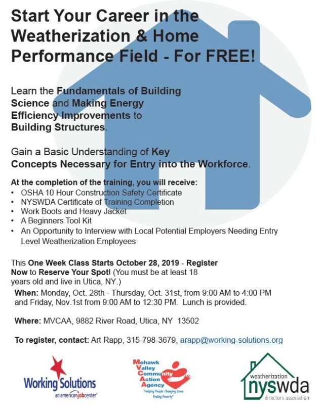 FREE - Start Your Career in the Weatherization and Home Performance ...