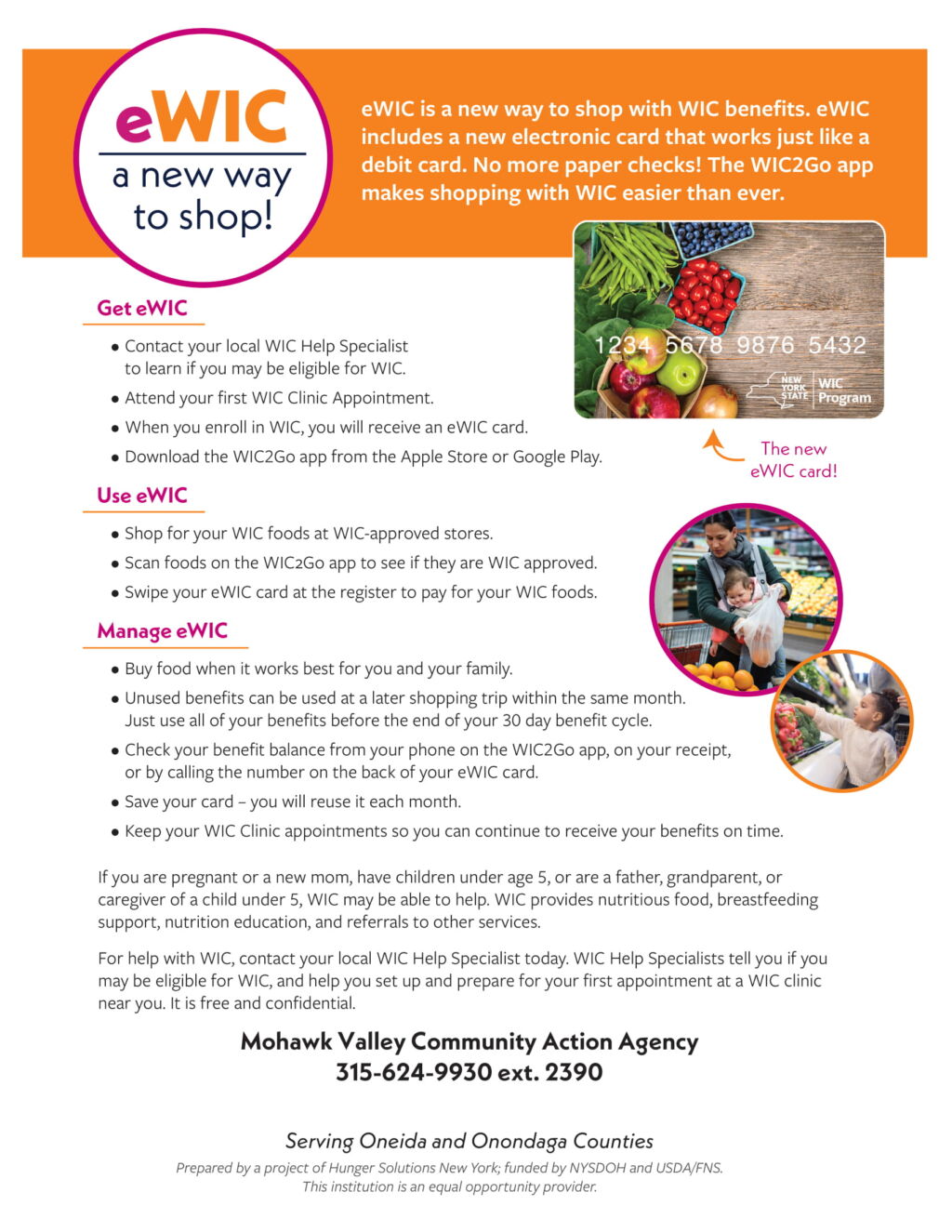 Help with WIC NY - Contact WIC Specialists | Working Solutions